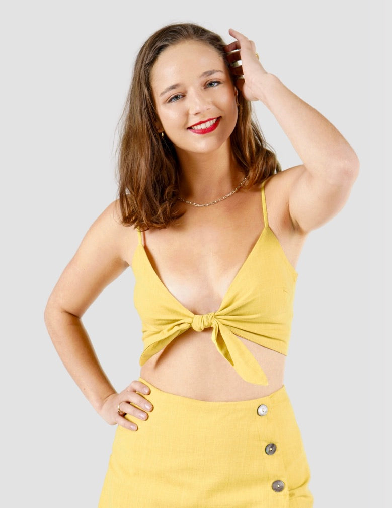 Scarlett Knot Tie Top – Self Esteem