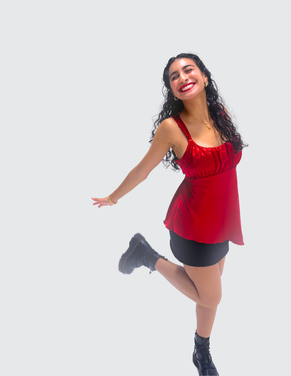 Red Cami Top – Self Esteem